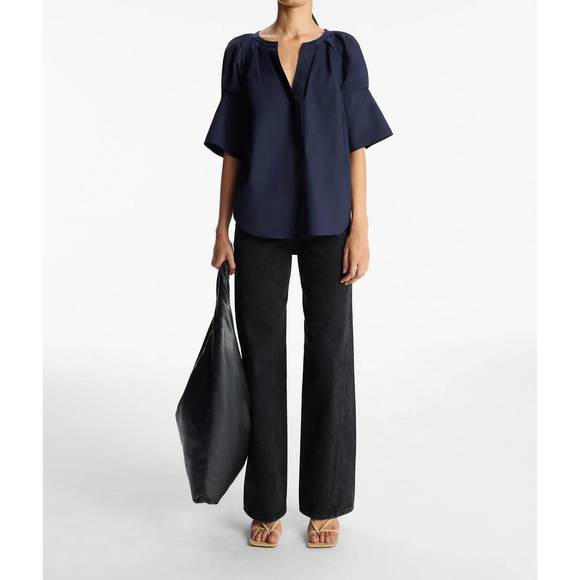 A.L.C. | Tops | New Alc Chloe Cotton Top In Nightshade | Poshmark